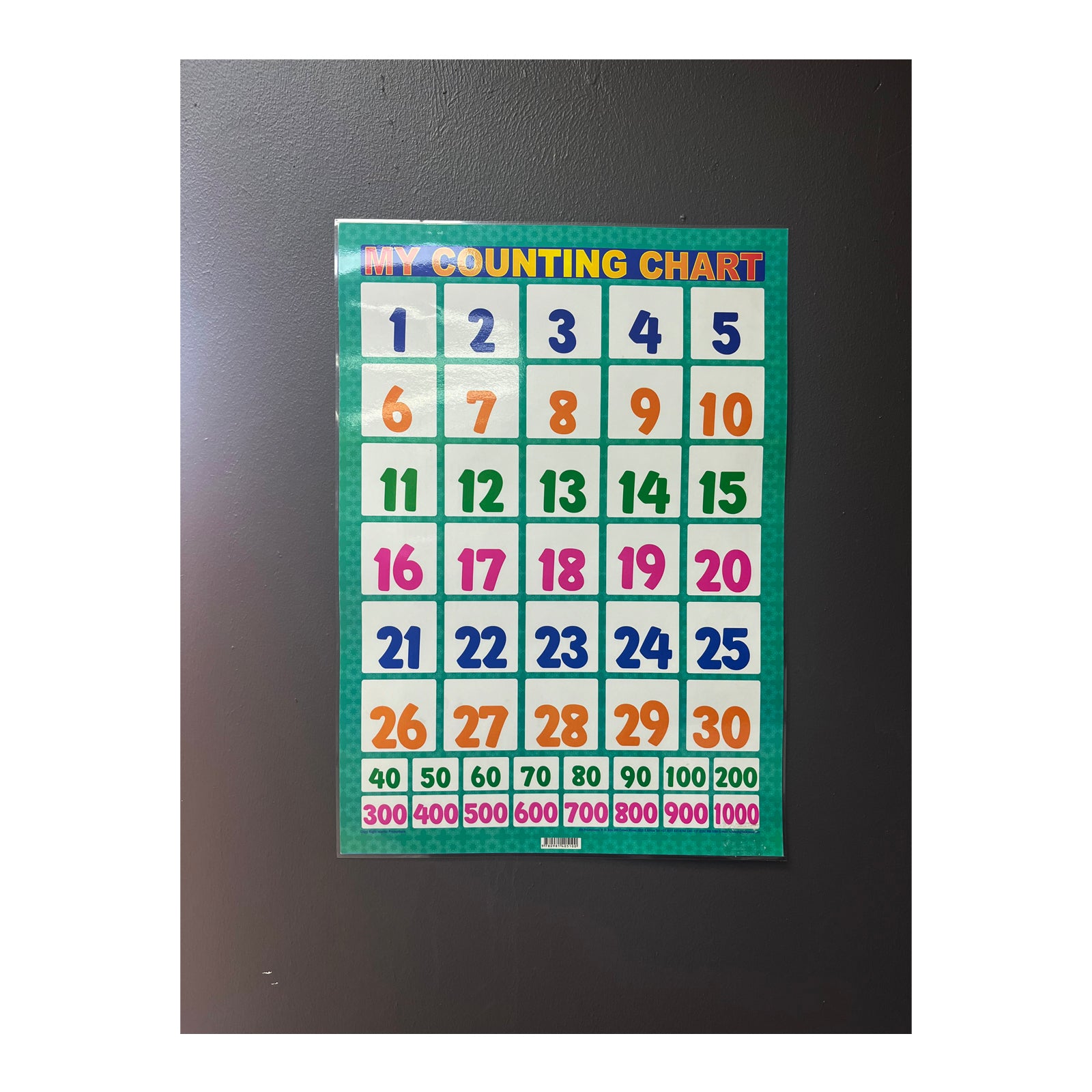 My Counting Chart A2 – Cii Stores
